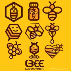bee logo set 1 - newarta